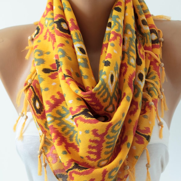 Yellow Scarf - Etsy