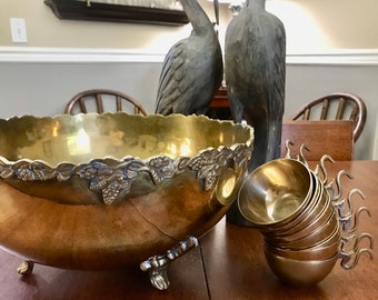 Brass Barware Set - Etsy