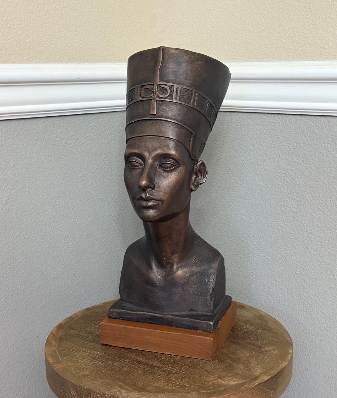 Vintage Egyptian Queen Nefertiti by Austin Productions, 1961 Mounted on ...