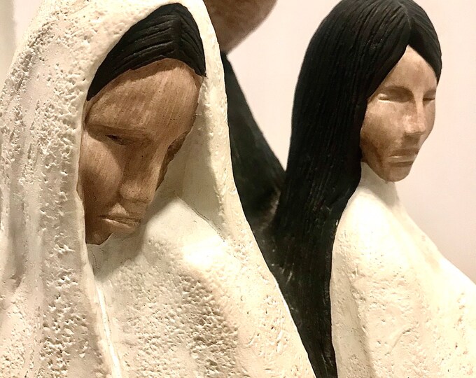 EARTH WIND FIRE Acoma Austin Sculpture Southwestern Figurine of Navajo ...