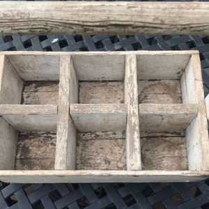 Antique Rustic Wood Milk Carrier Crate Garden Box 16x9 - Etsy