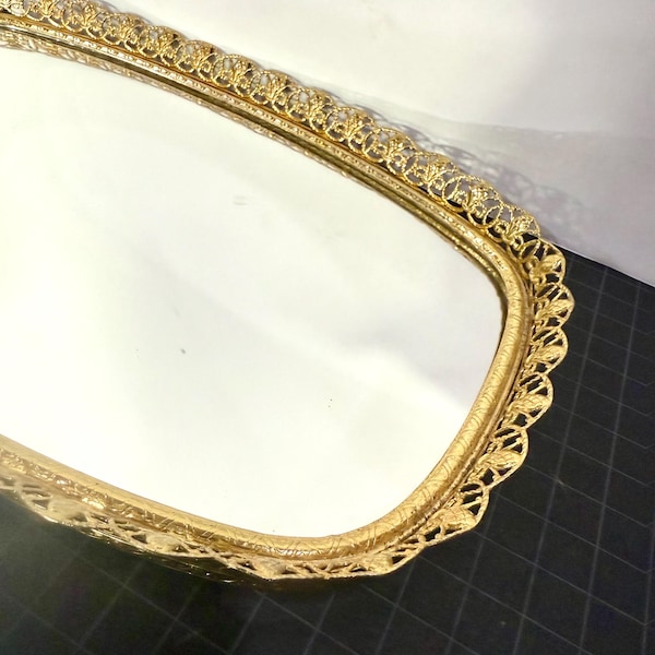 Fleur De Lis Glass Tray - Etsy