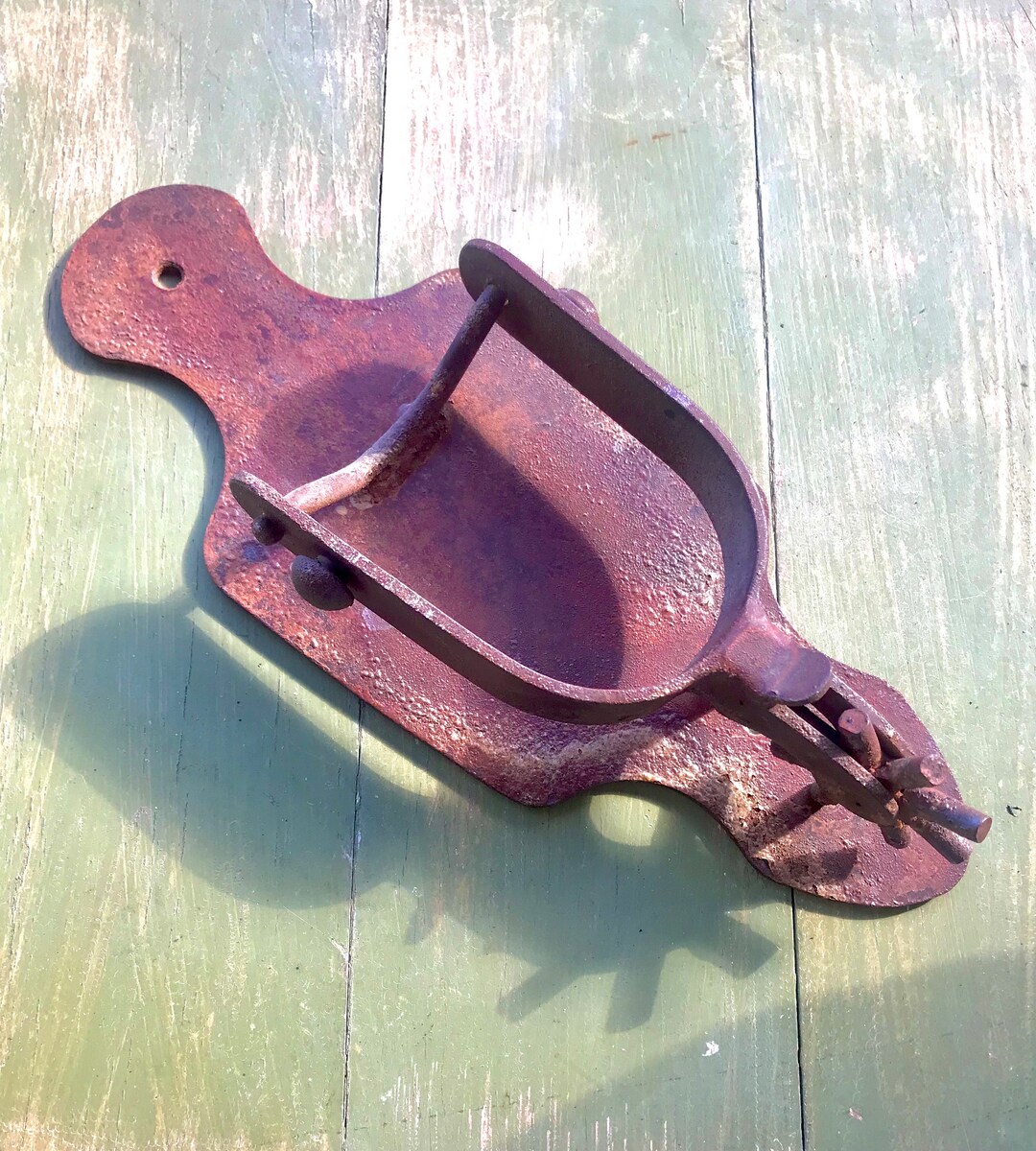 Rustic Iron Spur Door Knocker - Cowboy Horse Ranch Barn Farmhouse Theme ...