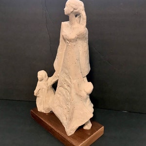 Austin Sculpture 15in Mother and Children Figural Austin Prod Statue ...