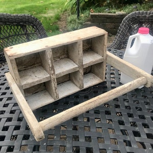 Antique Rustic Wood Milk Carrier Crate Garden Box 16x9 - Etsy