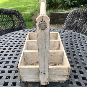 Antique Rustic Wood Milk Carrier Crate Garden Box 16x9 - Etsy