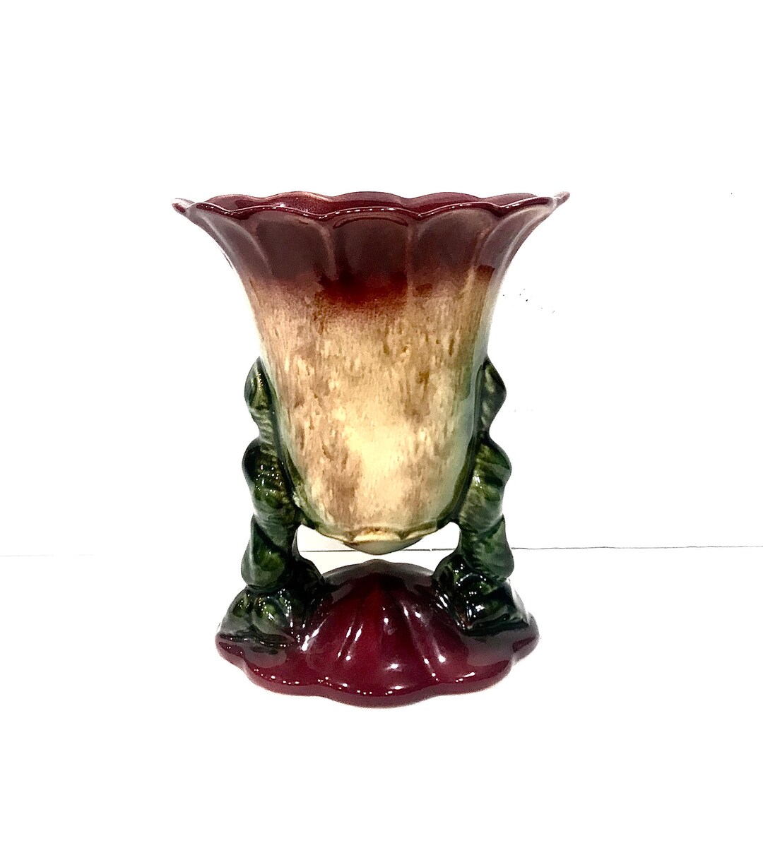 Vintage Hull 8 Woodland Suspended Vase 108 Art Nouveau - Etsy