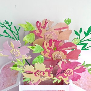 Mothers Day Pop up Floral 3D Exploding Box Card, Handmade Card, Cards ...