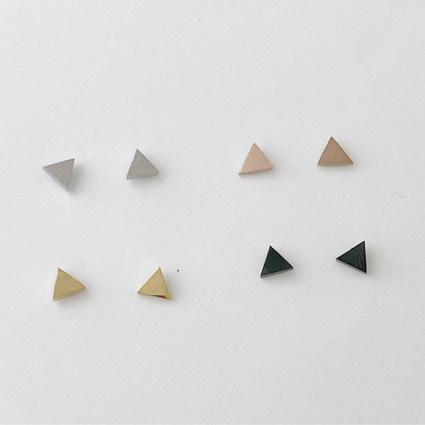 Triangle Earrings - Etsy