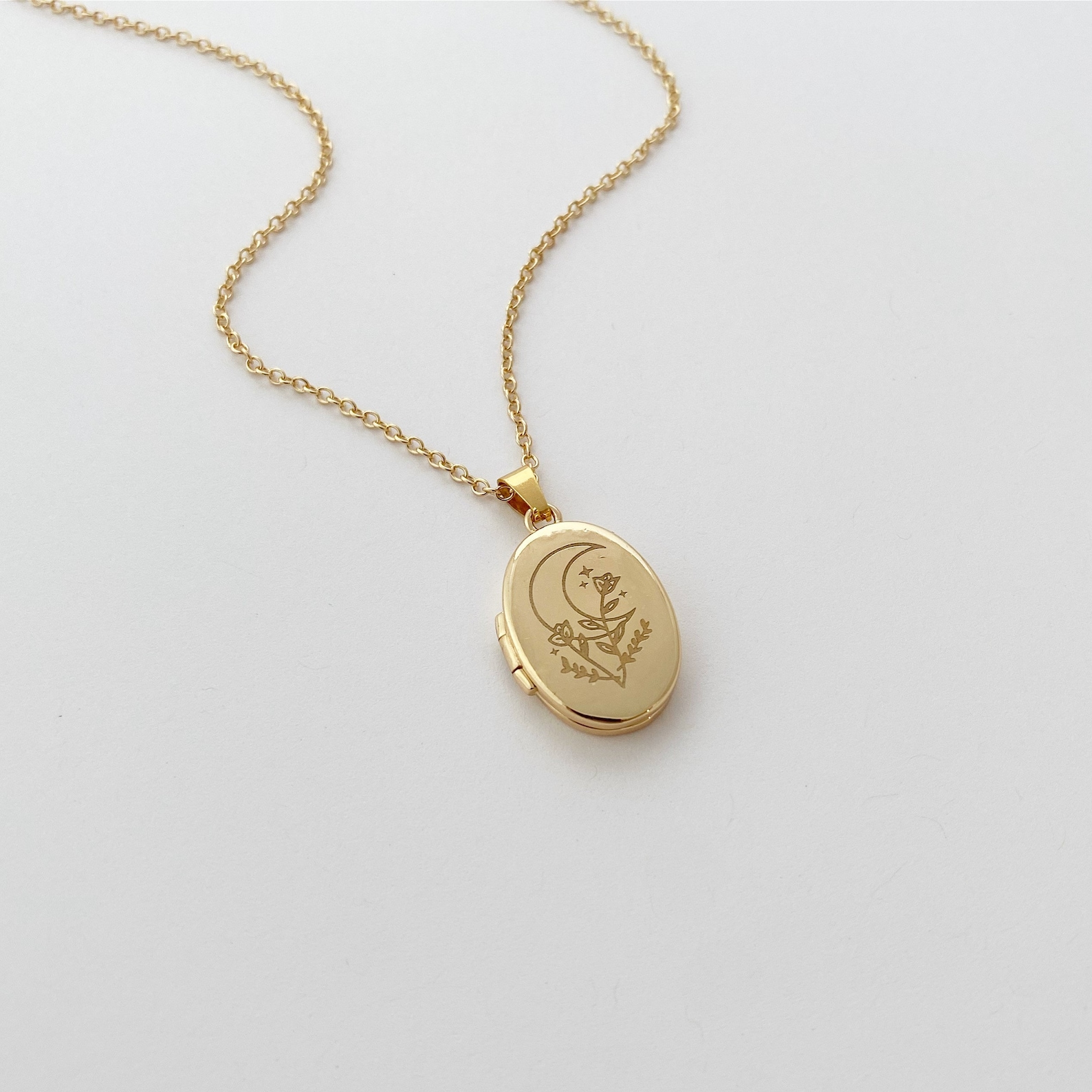 Sun Photo Locket Necklace Gold - Etsy
