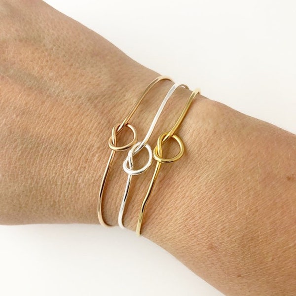 Gold Knot Bracelet - Etsy