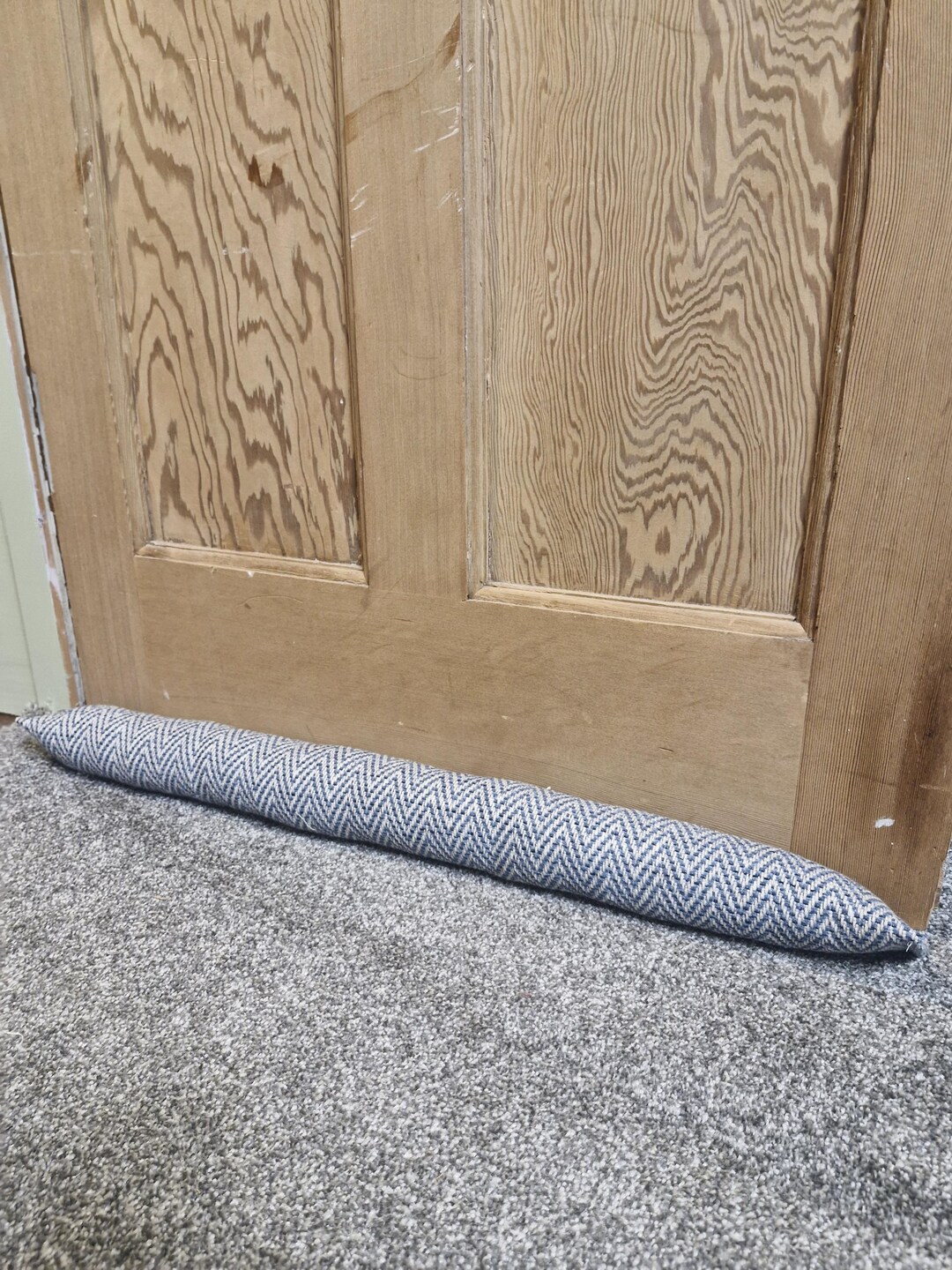 Double Sided Draught Excluder Ruby Red Chevron Pattern Fabric - Etsy UK