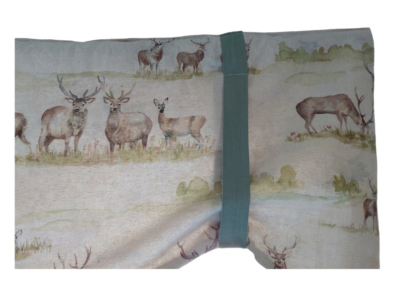 Window Dressing Valance Stag Curtain - Etsy UK