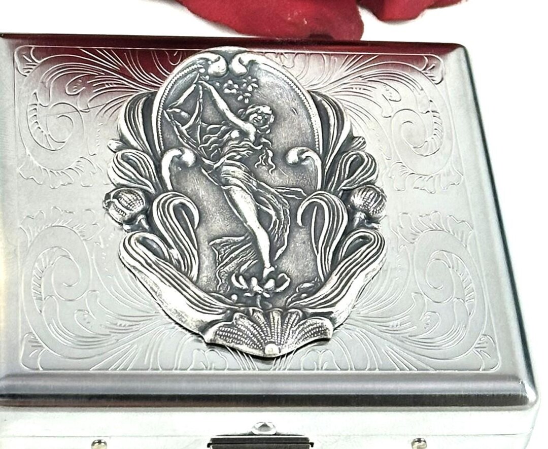 Cigarettes Case Holder Smoking Art Nouveau Men Women Gothic Inspired ...