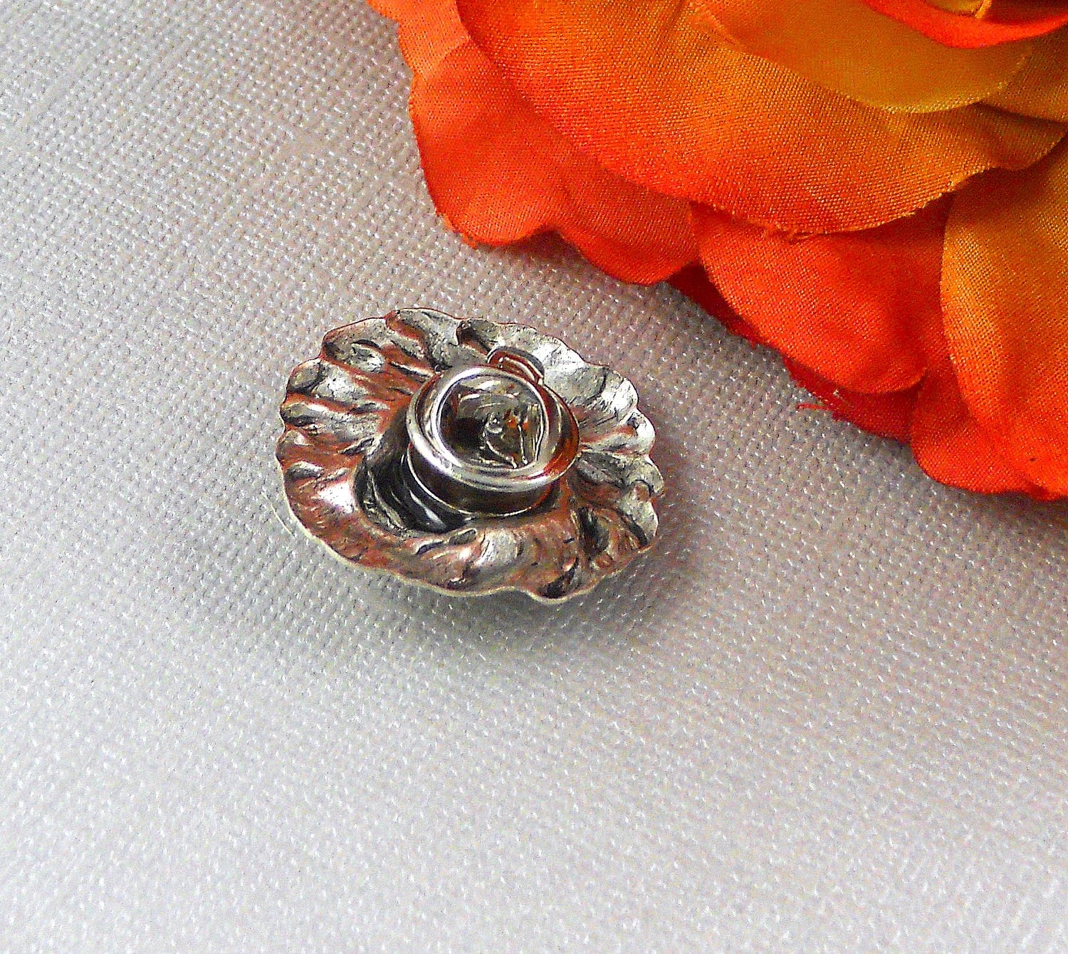 Antique Silver Lions Head Tie Pin Zodiac Leo Tie Tack Pin | Etsy