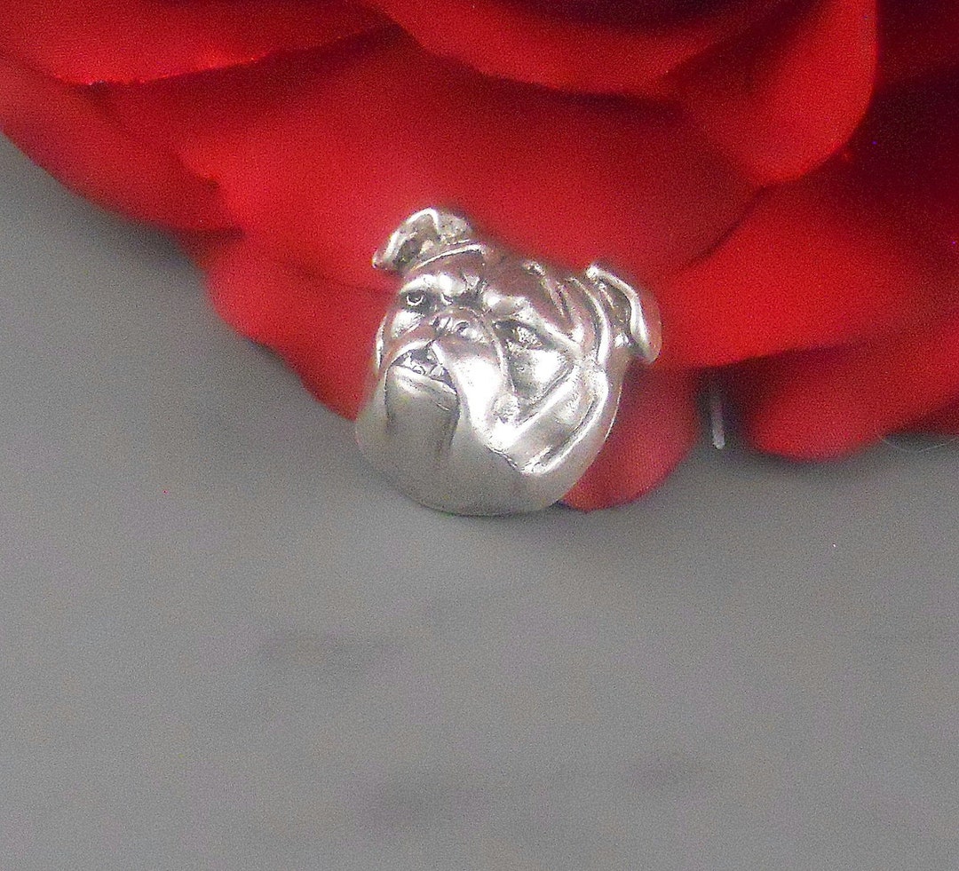 Bull Dog Tie Pin Bulldog Tie Tack Dog Tie Clip Brass Dog Brooch Dog ...