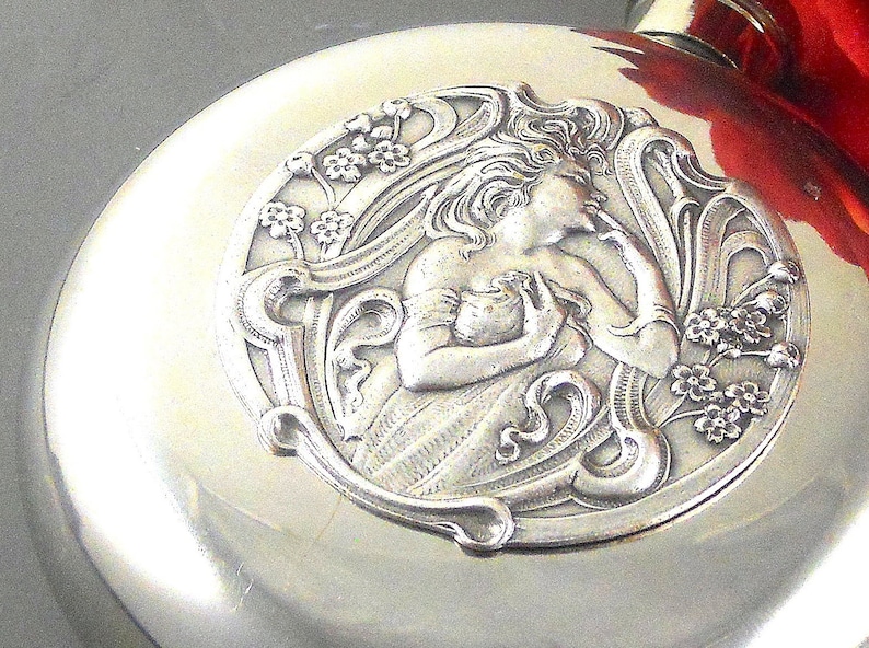 Rose Gold Color Goddess Flask, Goddess Accessories, Round Flask, Copper ...