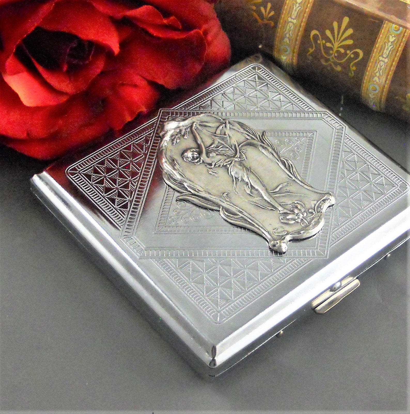Double Sided 18 Regular Sized Cigarettes Case Holder Smoking ...