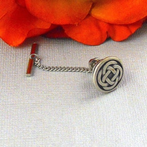 Celtic Knot Tie Tack Irish Good Luck Vintage Inspired, Nautical Antique ...