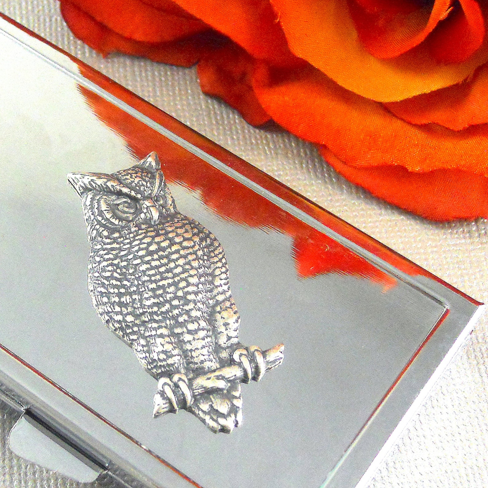 Owl Pill Box, Silver Weekly Pill Case, Steampunk Style - Etsy