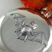Round Steampunk Bat Flask, Gothic Victorian Stainless Steel, Vampire ...