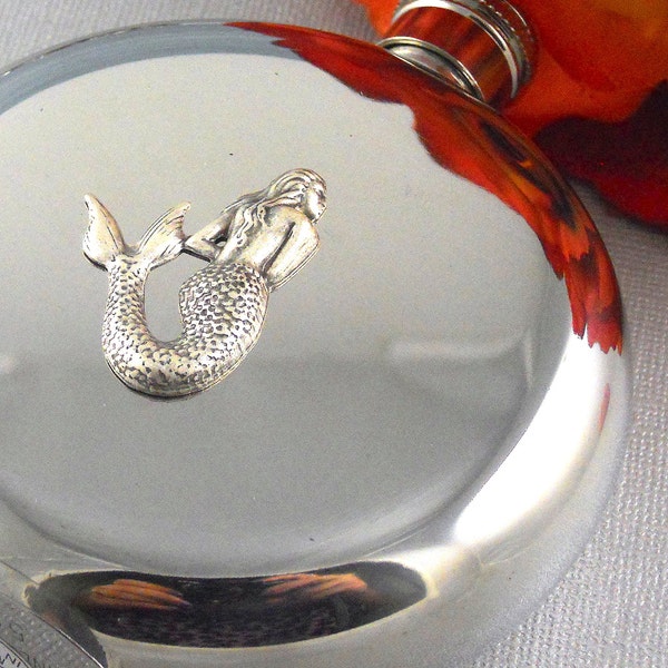Silver Flask - Etsy