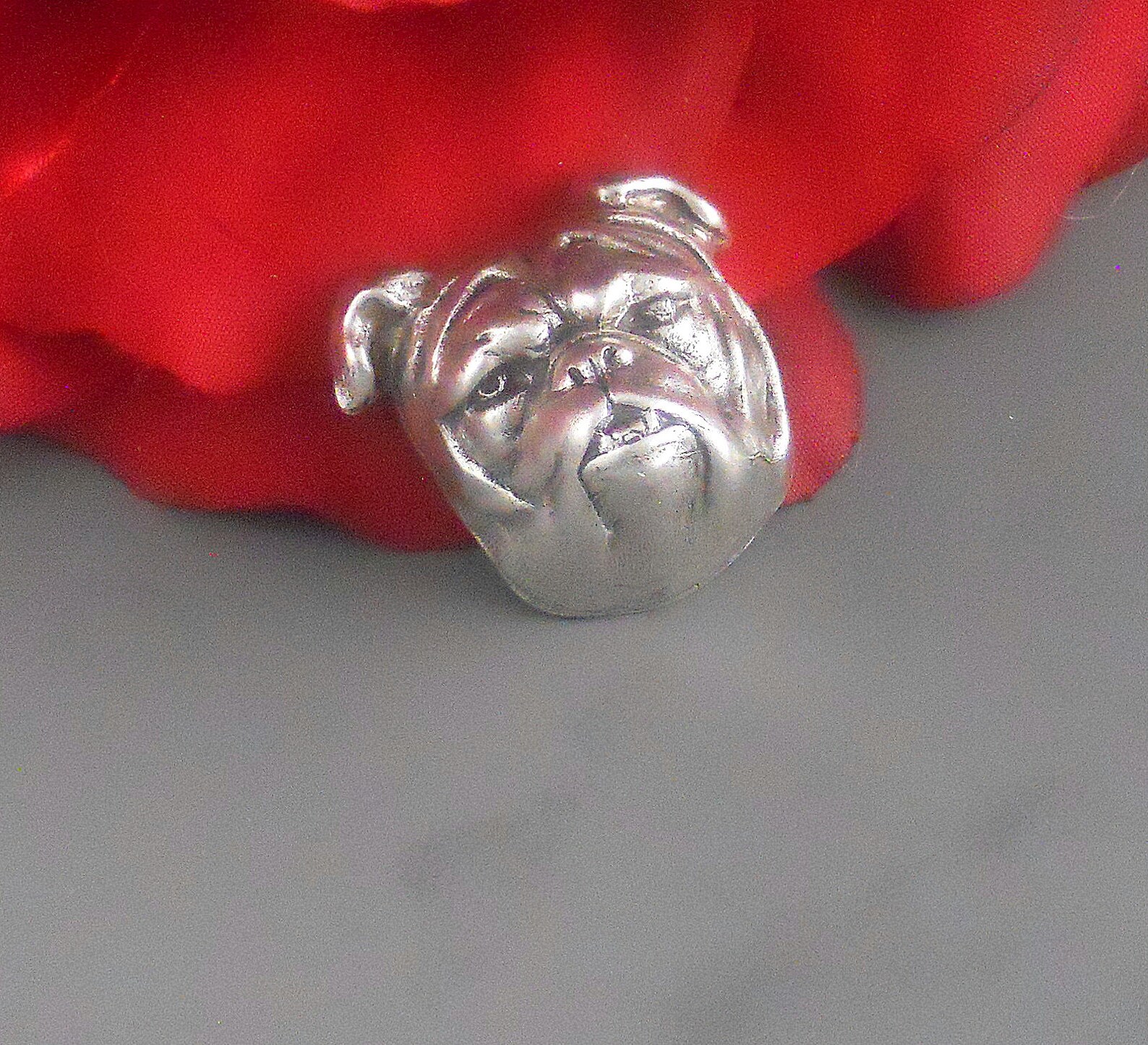 Bull Dog Tie Pin Bulldog Tie Tack Dog Tie Clip Brass Dog | Etsy