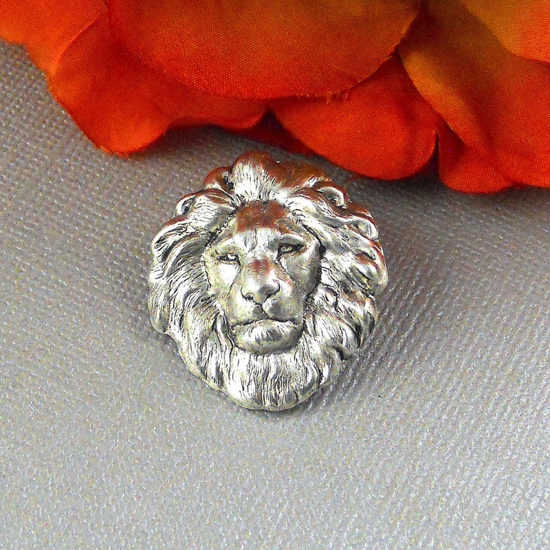 Lion Pin - Etsy