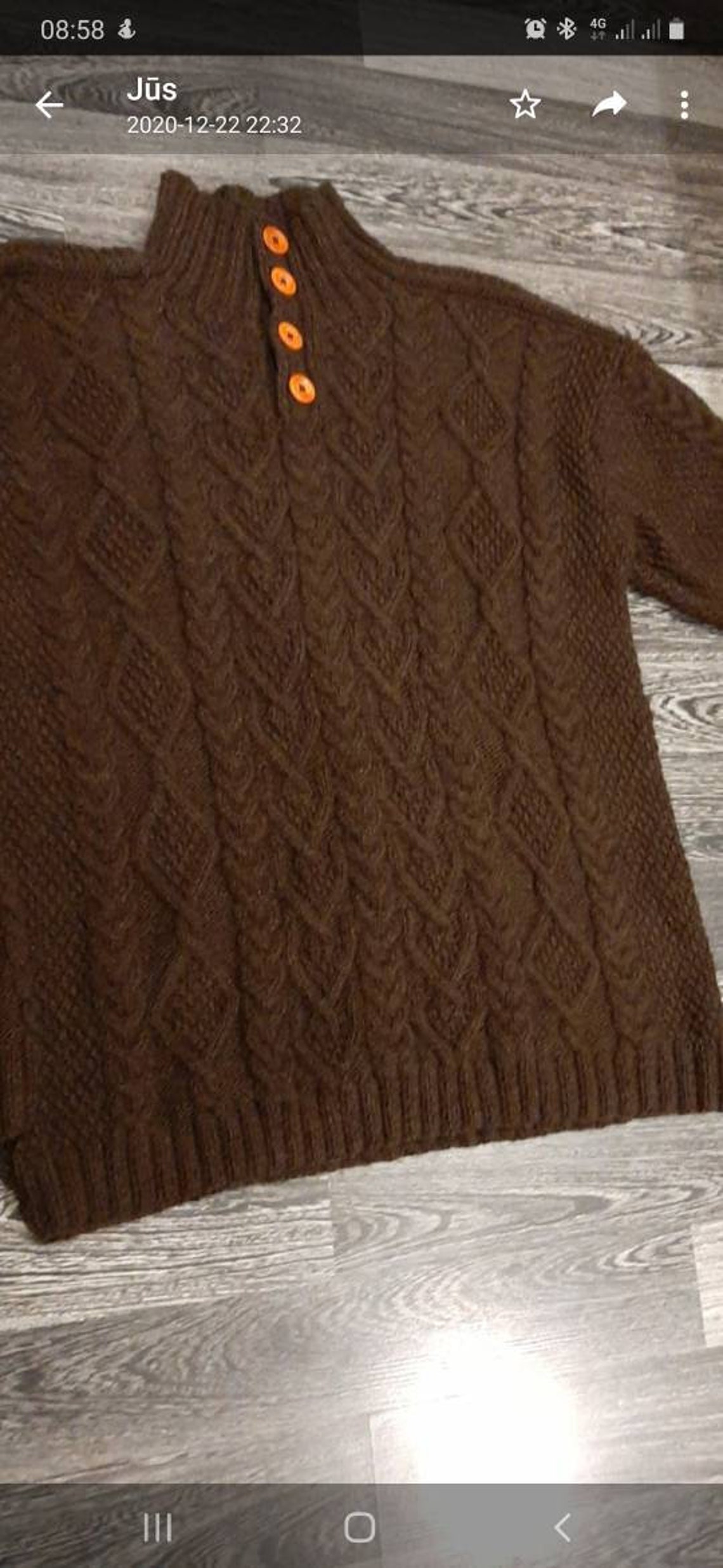 Sweater, Hand Knitted Mens Sweater - Etsy