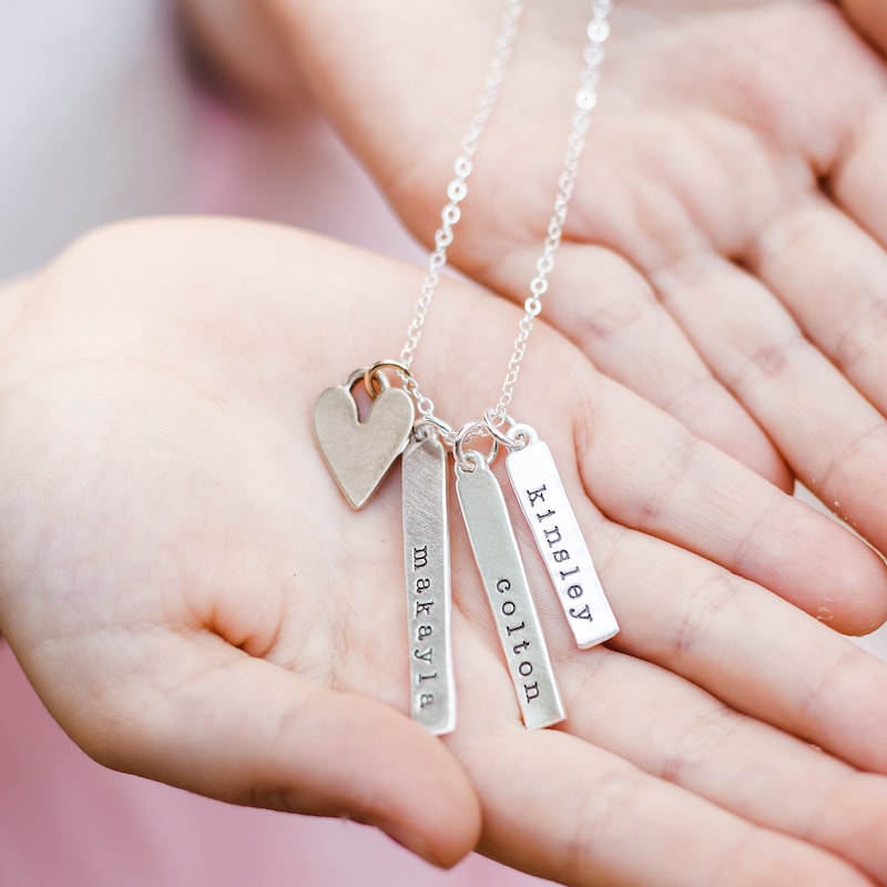 Kids Name Necklace - Etsy