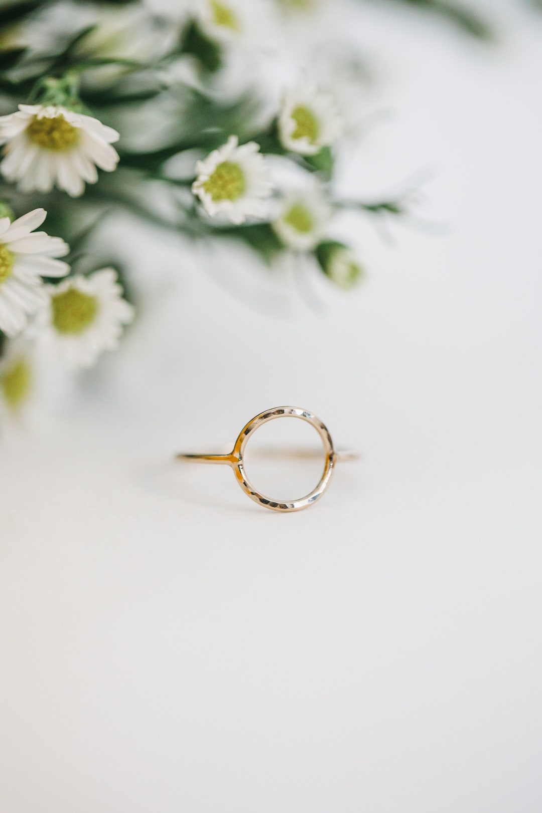 Eternity Ring - Circle Accent Ring - Gold Stacking Ring - Arch Ring - Sonder Ring - Etsy