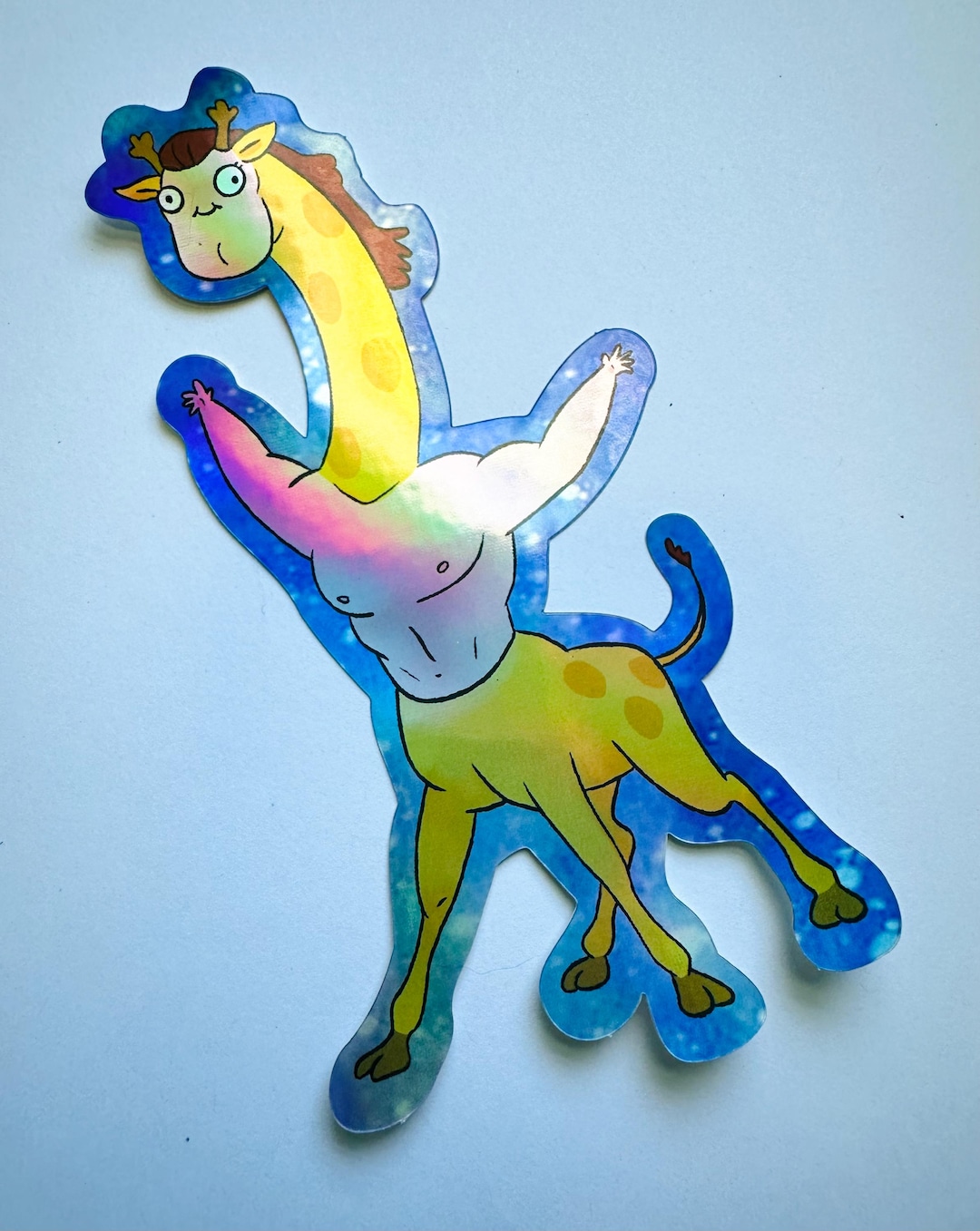 Centaurworld Durpleton Fanart Holographic Sticker - Etsy
