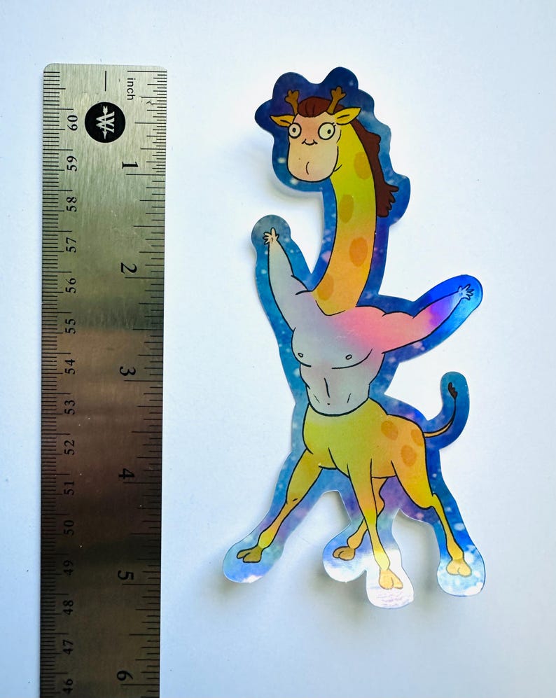 Centaurworld Durpleton Fanart Holographic Sticker - Etsy