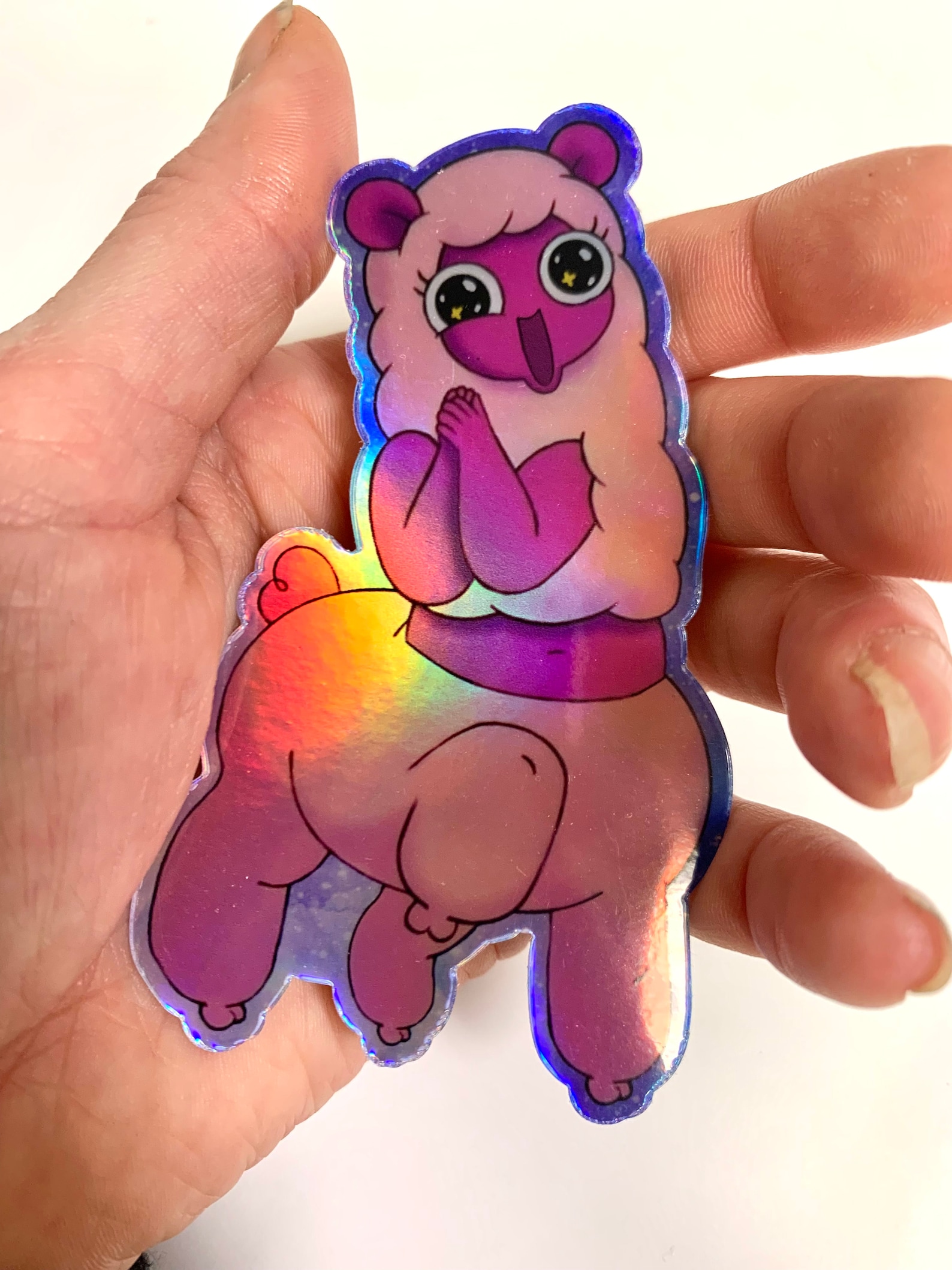 Centaurworld Wammawink Fanart Holographic Stickers - Etsy
