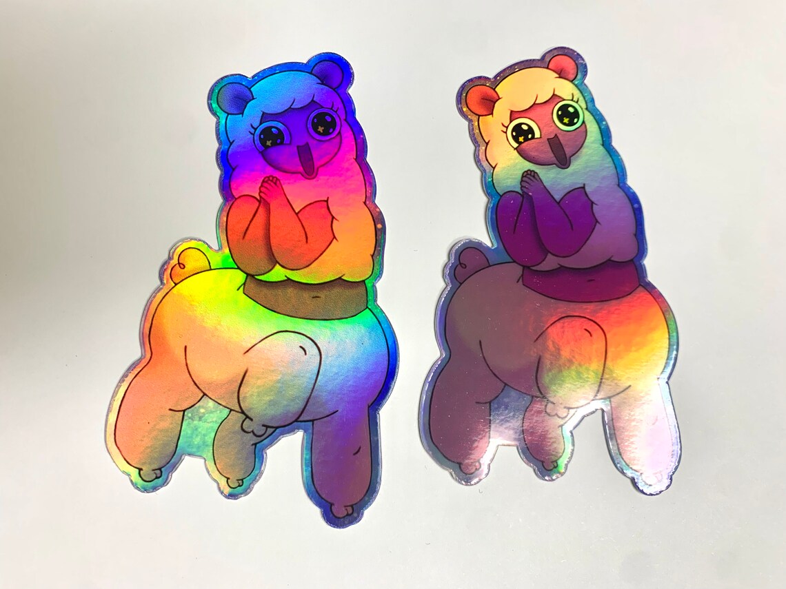 Centaurworld Wammawink Fanart Holographic Stickers - Etsy