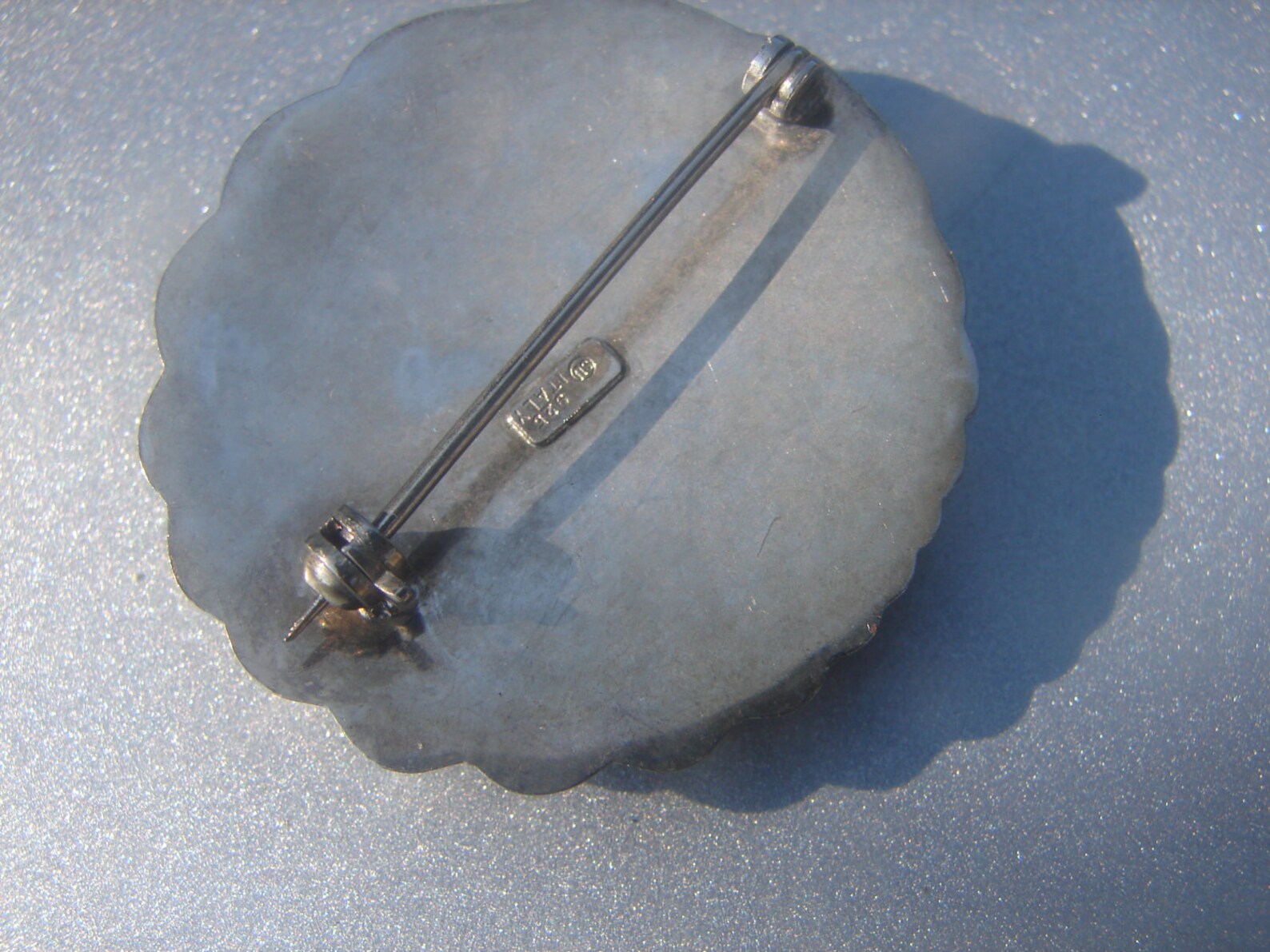 Vintage Sterling Silver Italian Brooch 551. - Etsy