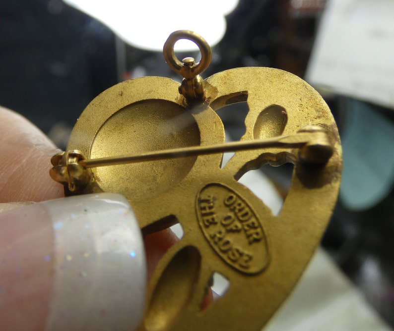 10 Kt Yellow Gold Beta Sigma Phi Sorority Order of the Rose - Etsy Denmark