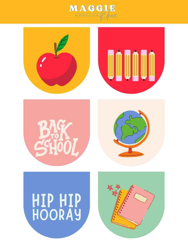 Back to School Bundle Instant Download | P R I N T A B L E S | School ...