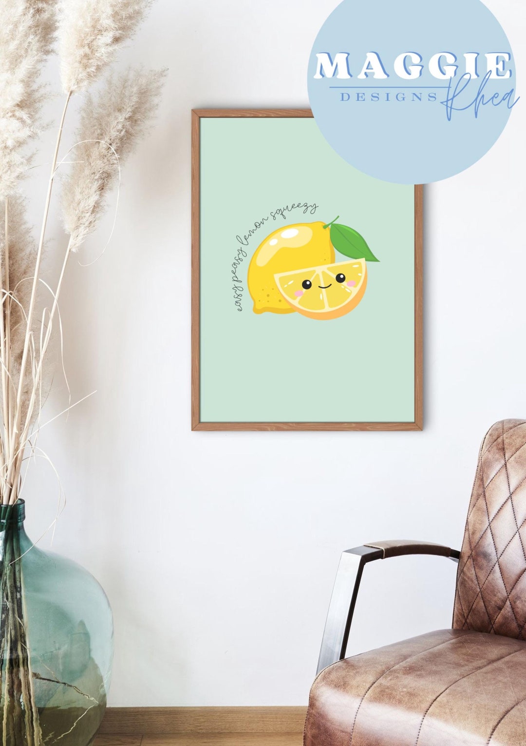 Easy Peasy Lemon Squeezy Instant Download | P R I N T A B L E | Lemon ...