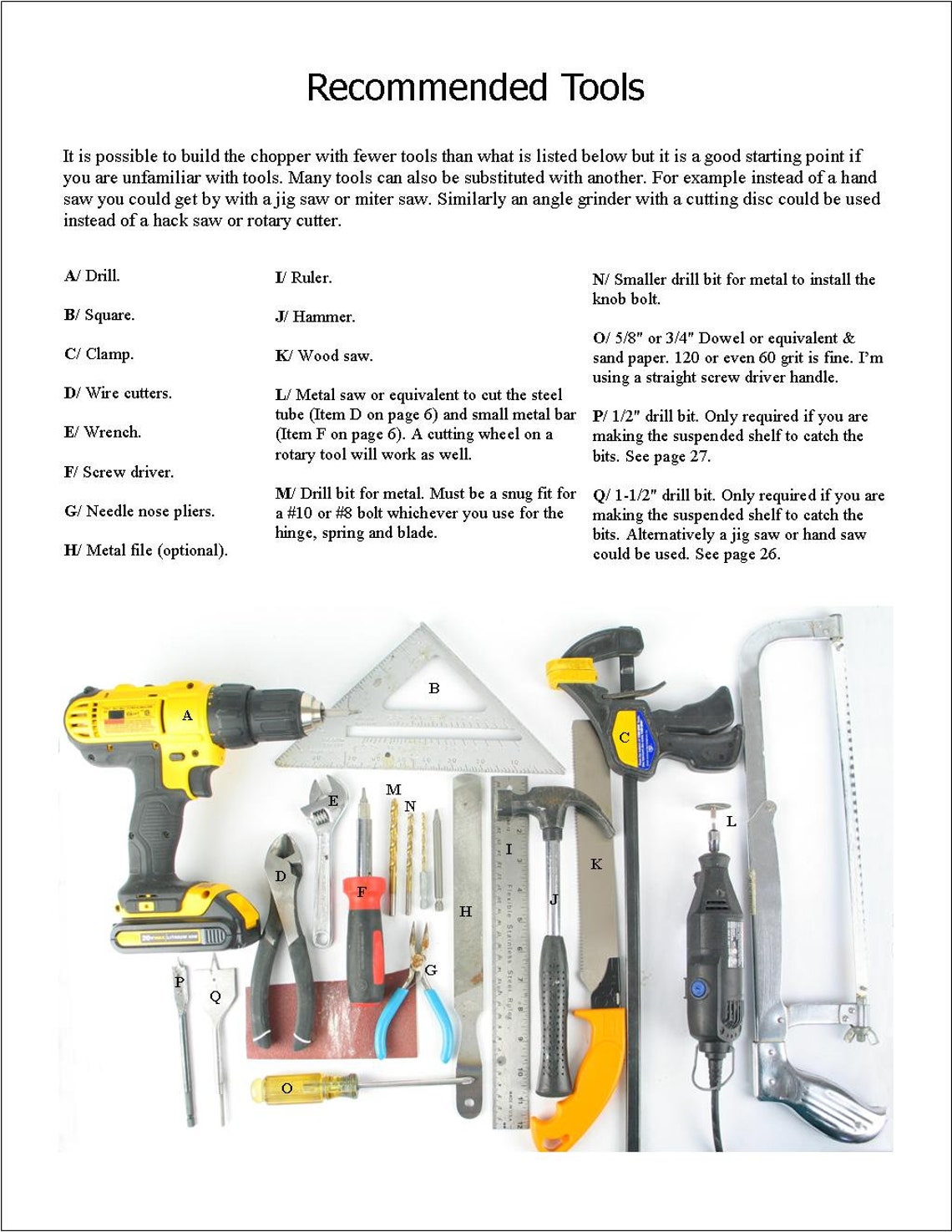 DIY Glass Cane Chopper, PDF Plans Digital Download - Etsy