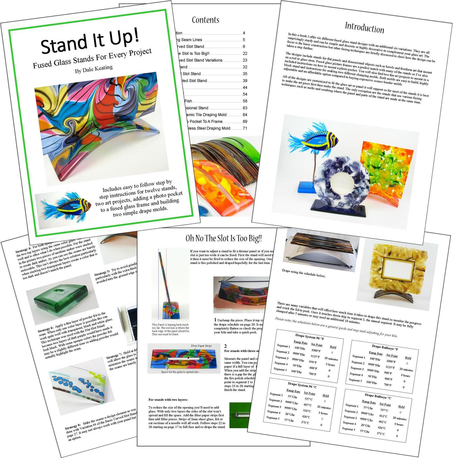 Stand It Up; Fused Glass Stands for Every Project, PDF E-book, Digital ...