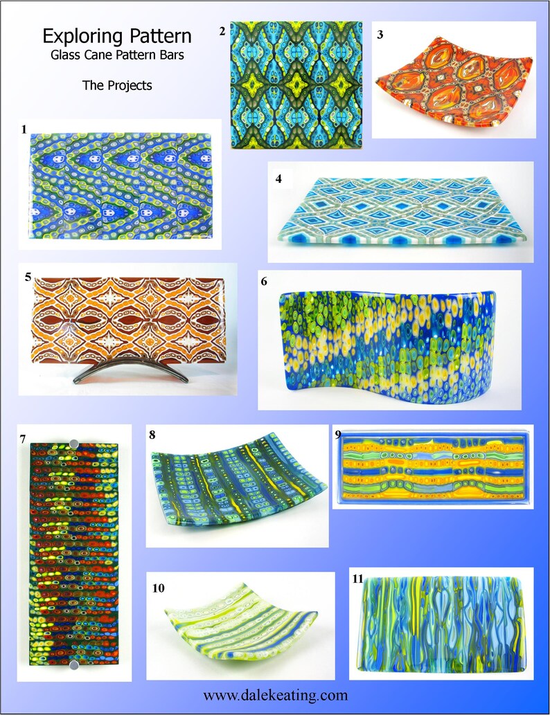 Exploring Pattern; Glass Cane Pattern Bars, PDF E-book, Digital ...