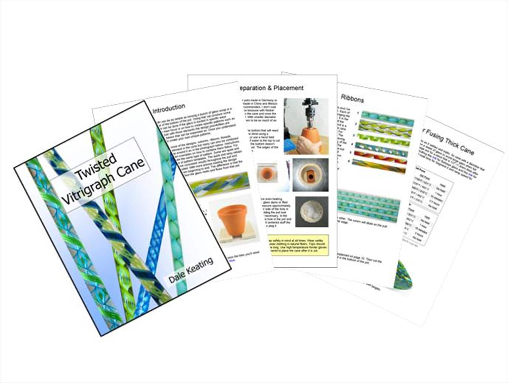 Twisted Vitrigraph Cane, 2nd Edition, PDF E-book Digital Download - Etsy