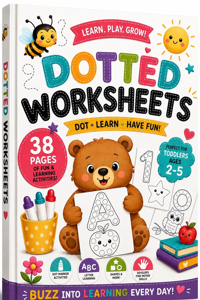 Toddler Dot Marker Activity Book: ABC Alphabet Printable Learning ...