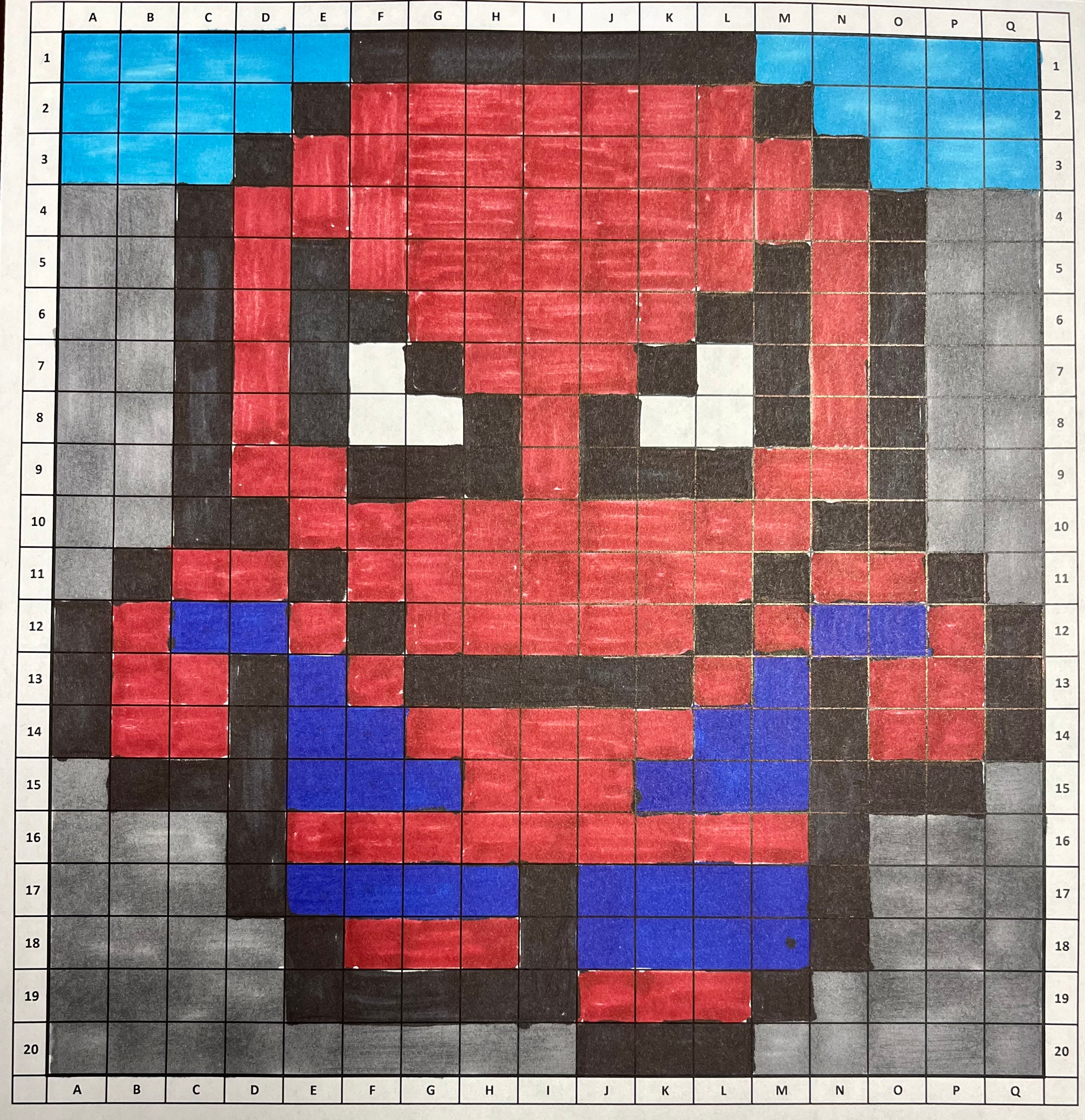 Spiderman Crocheted Granny Square Blanket Pattern - Etsy