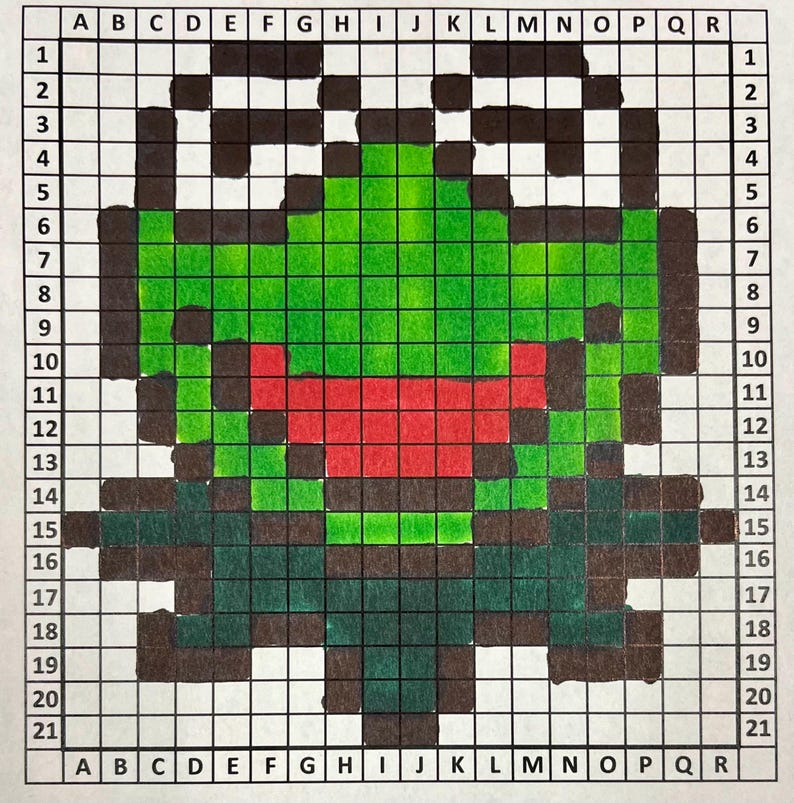 Frog Crocheted Granny Square Blanket Pattern - Etsy