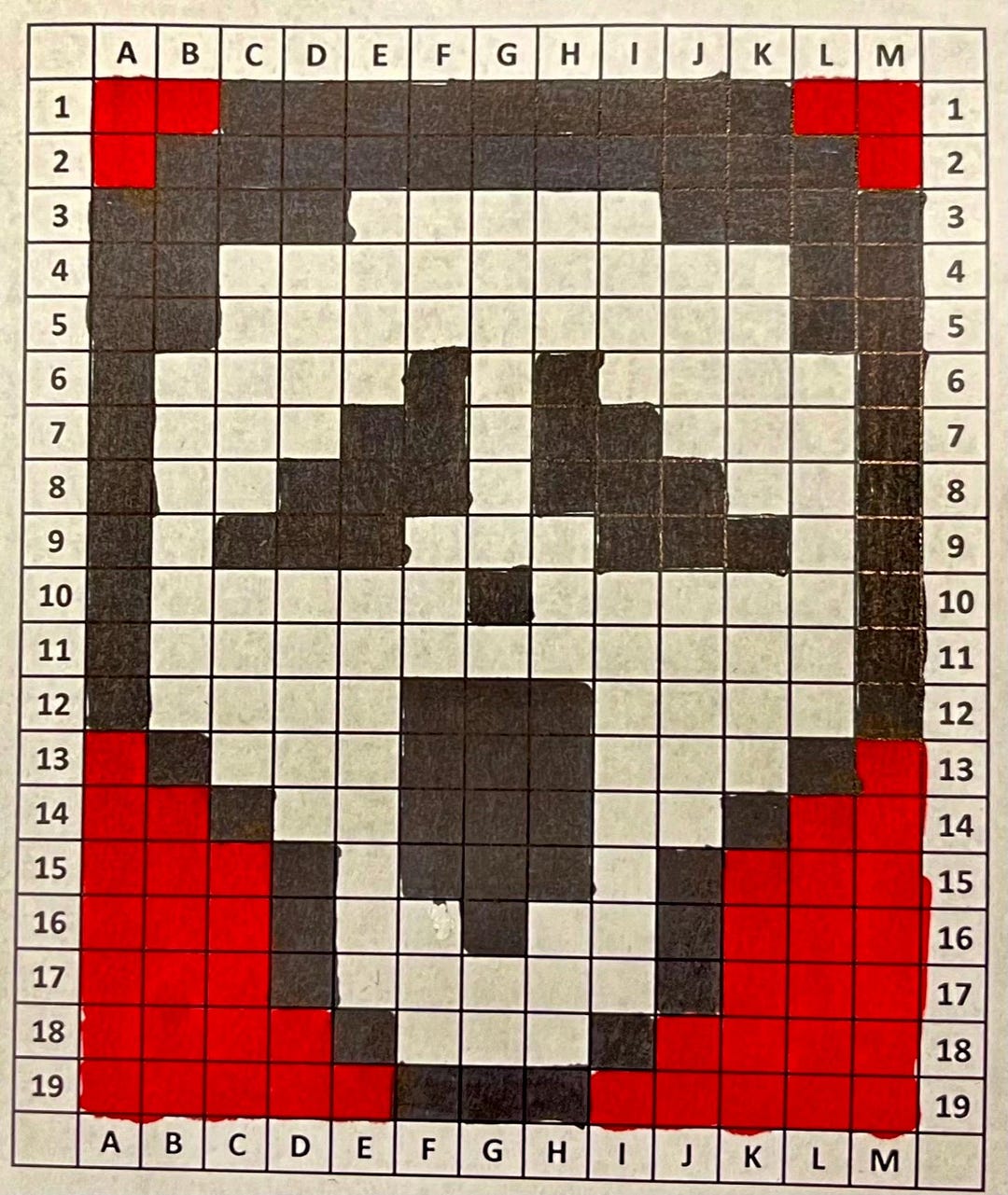 Scream Mask Crocheted Granny Square Blanket Pattern - Etsy