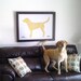 Personalized Yellow Lab 7" X 5" (or Larger) W/favorite Object, Custom ...