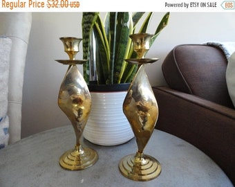 Gold candlesticks | Etsy