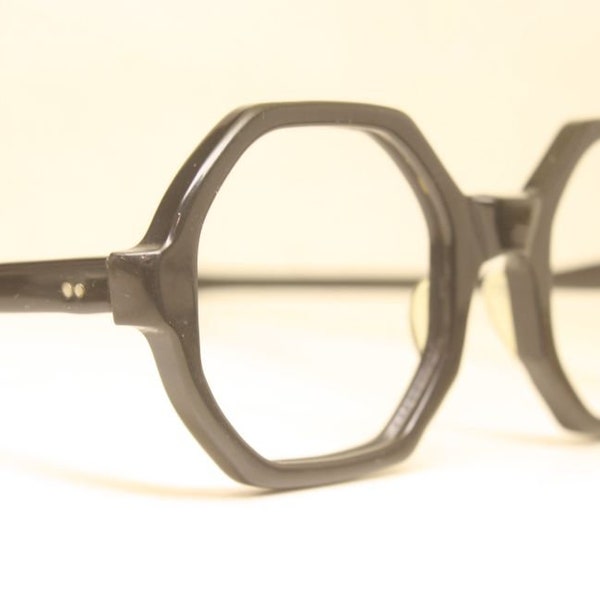 Octagon Eyeglasses - Etsy
